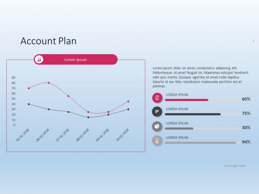 Account Plan PowerPoint Template Slide Template