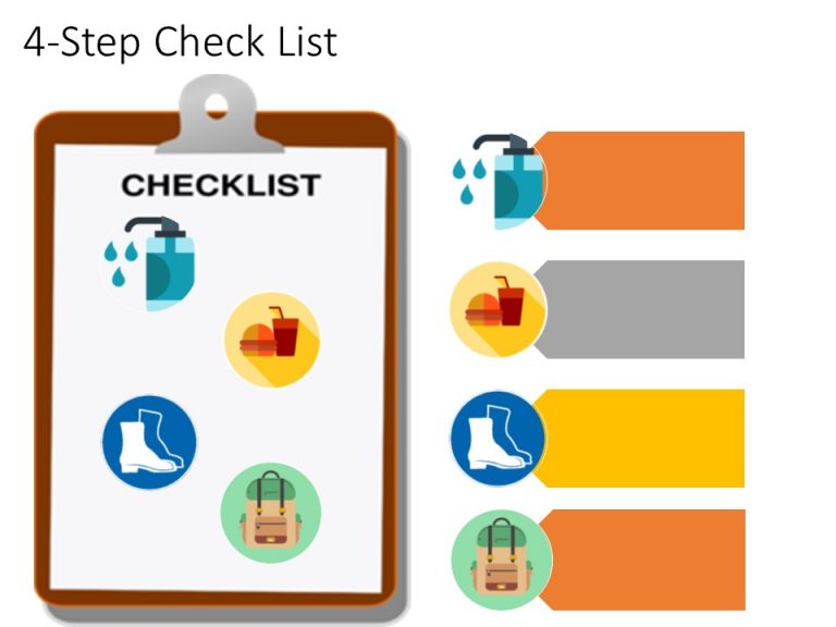 4-Step Check list Template
