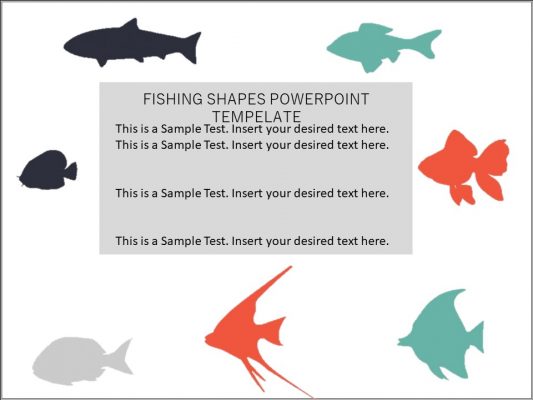 Fishing Shapes PowerPoint Templates Slide
