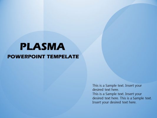 Plasma PowerPoint Template Slide - Slidevilla