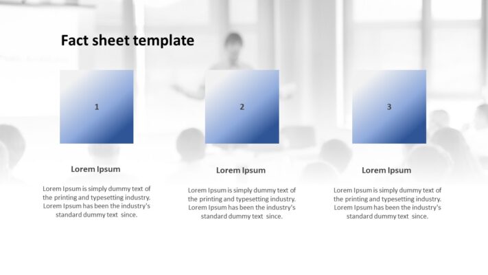 Fact Sheet PowerPoint PPT Slide: 100% Editable PPTx